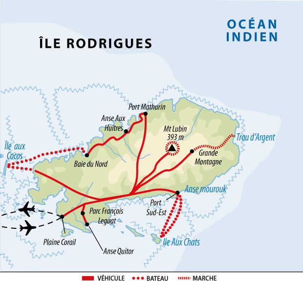 Voyage Rodrigues : Nature et aventures sur l'île Rodrigues | Huwans