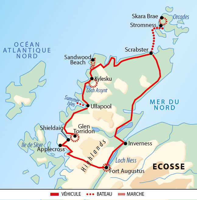 Voyage Ecosse : Nord de l'Ecosse, Orcades et des Highlands | Huwans